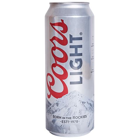 How Much Alcohol Is In A 24 Oz Coors Light Bottles