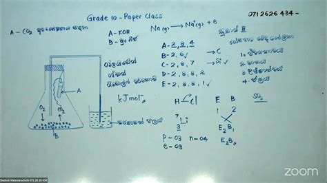 Grade 10 Paper Class ශ්‍රී ජයවර්ධනපුර අධ්‍යාපන කලාපය 2024 දෙවන