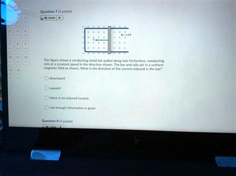 SOLVED Question 7 5 Points Liaten The Figure Shows Conducting Metal