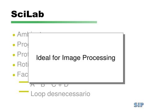 Ppt Development Of A Free Image Processing Toolbox For Scilab