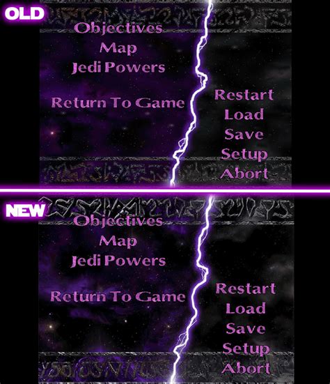 Ui Menu Improvements Image Jedi Knight Mysteries Of The Sith Remastered Mod For Star Wars
