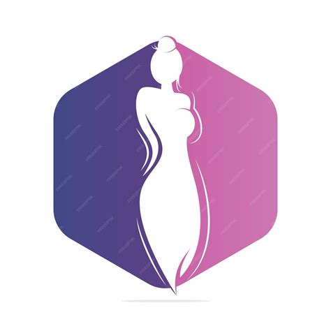 Premium Vector Beautiful Fashion Woman Logo Designs Template Natural