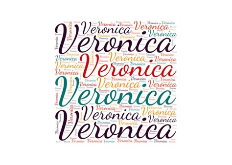Veronica Name In Cursive