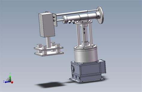 冲床上下料机械手设计50solidworks 2016模型图纸下载 懒石网