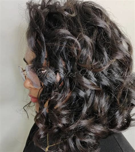 83 Stunning Shoulder Length Hairstyles For Curly Hair