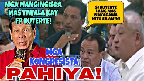 Pahiya Mga Kongresista Mangingisda Mas Gusto Ang Pamumuno Ni Duterte