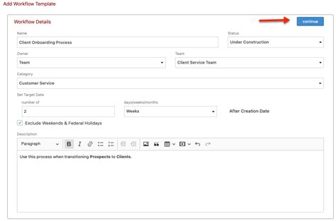 Manage Your Crm Manage Workflow Templates Redtail Technology