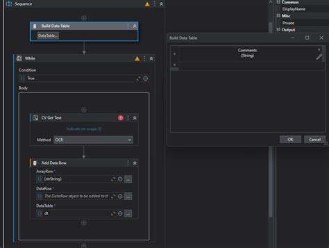 how to store the three string value in datable which is coming from the