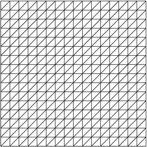 7 Discretization Of The Unit Square By A Uniform Triangle Grid