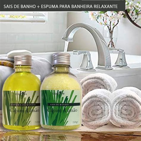 Kit 2 Sais E 2 Espumas De Banho Banheira De Hidromassagem Lavanda E