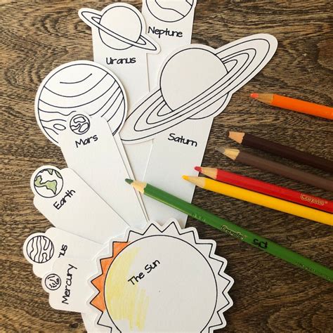 Printable Blank Planets Etsy