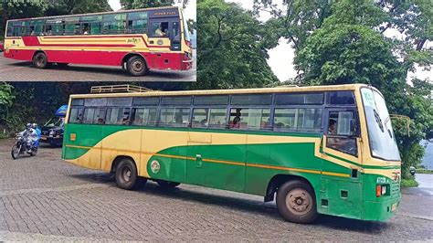 Ksrtc Super Express And Swift Superfast Buses Strugging To Turn Fourth