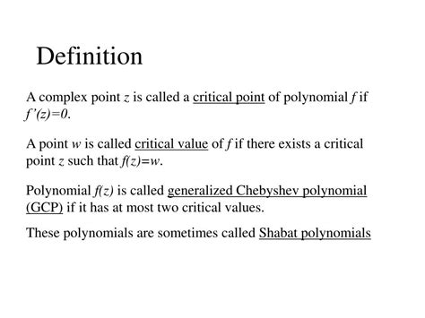 Ppt Generalized Chebyshev Polynomials And Plane Trees Powerpoint Presentation Id 586511