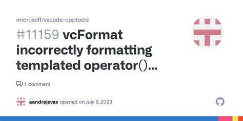 Vcformat Incorrectly Formatting Templated Operator Call · Issue