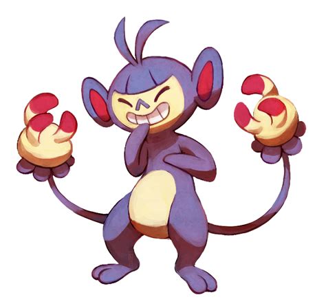 Ambipom Pokemon Drawn By Ieaka Danbooru