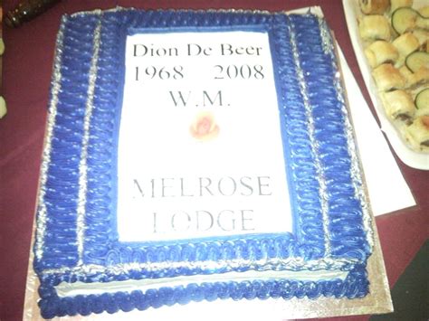 Melrose Lodge No 7034 Ec Deon De Beer 50 Years And Counting