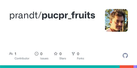 GitHub Prandt Pucpr Fruits