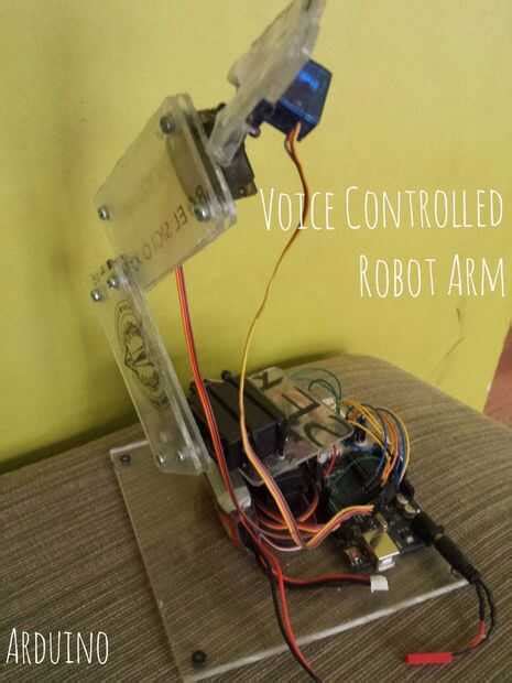 Brazo Robot Controlado Por Arduino Voz Askix Com