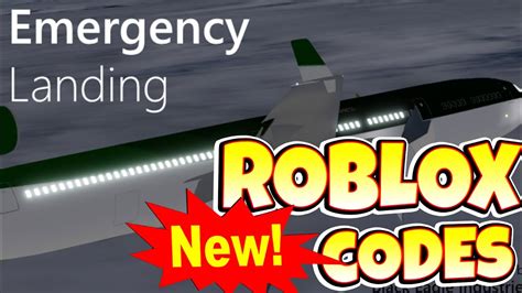 Emergency Landing Roblox Game All Secret Codes All Working Codes Youtube