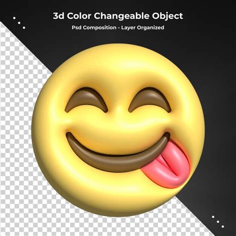 Premium Psd Emoji Faces With Facial Expressions 3d Rendering Stylized