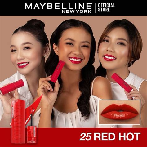 Lipstick Maybelline Superstay Vinly Ink 18 Variant Warna 蝦皮購物