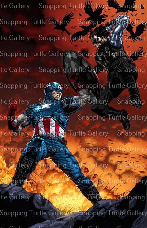 Winter Soldier Vs Captain America Snapping Turtle Gallery