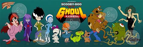 Extra Large Scooby Doo Ghoul School Panoramic Poster Print Hanna