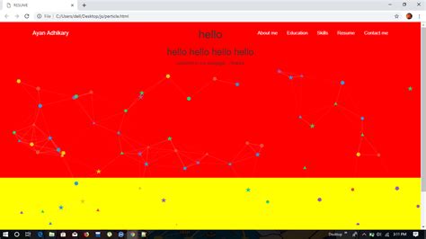Javascript How To Make Particle Js Move Only One Particular Div Stack Overflow