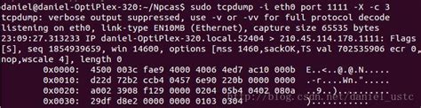 Tcpdump参数解析及使用详解 Csdn博客