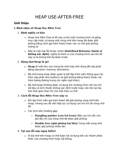 Heap Uaf Pdf