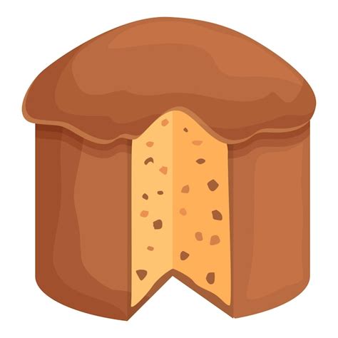 Premium Vector Easter Panettone Icon Cartoon Vector Italian Cake