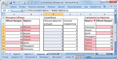Как отсортировать от большего к меньшему в Excel