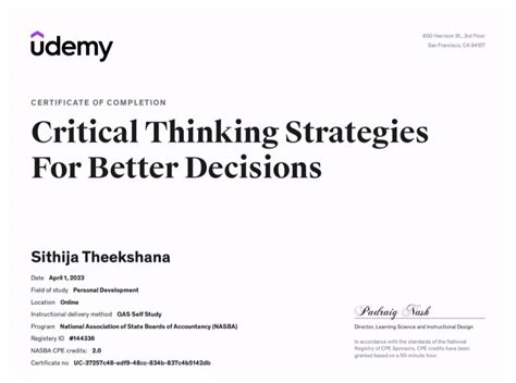 Criticalthinking Problemsolving Decisionmaking Careerdevelopment
