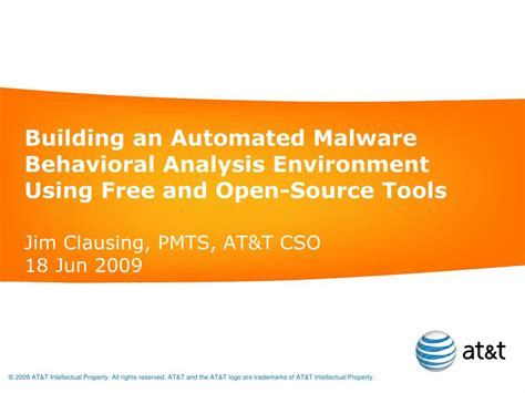 Ppt Building An Automated Malware Behavioral Analysis Environment Using Free And Open Source