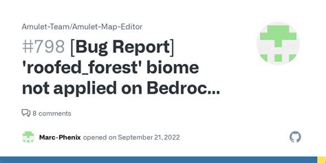 Bug Report Roofed Forest Biome Not Applied On Bedrock Edition
