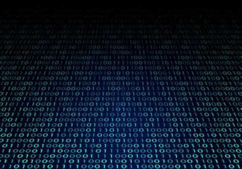 Premium Vector Digital Binary Code Background Matrix Style Program Random Falling Numbers