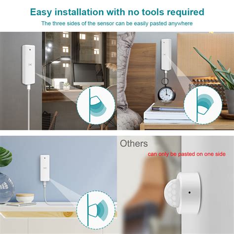Gleco Zigbee 인체 감지 센서 스마트 홈 투야 존재 감지기 MmWave 레이더 거리 센서 조명 램프용 가족