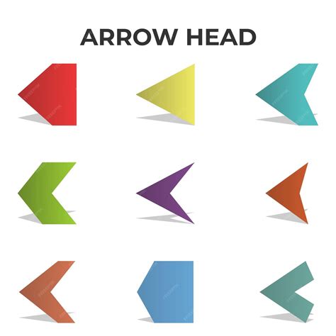 Premium Vector Arrow Icon Template Collection Of Arrow Cursor Shape