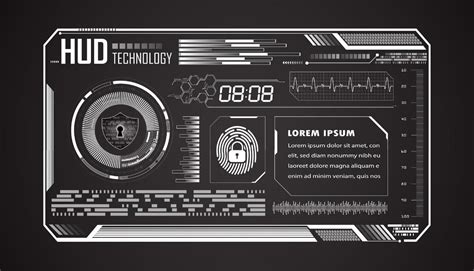 Modern Hud Technology Background 12999639 Vector Art At Vecteezy