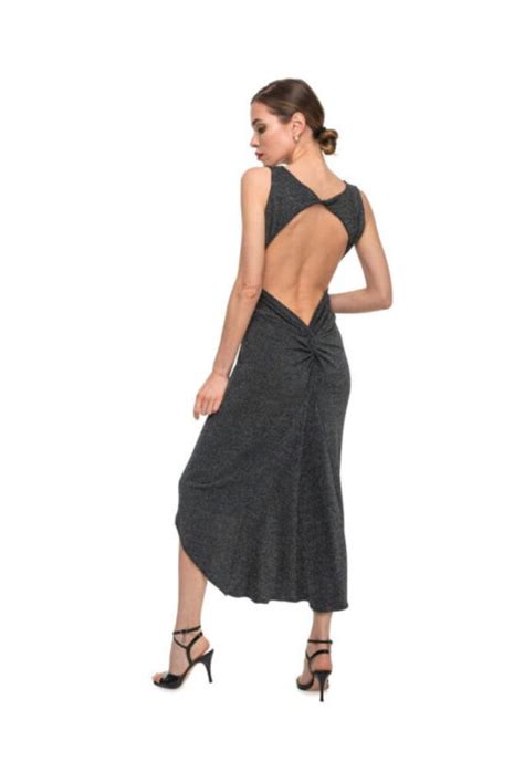 Naked Back Knot Tango Dress The London Tango Boutique Tango Dress USA