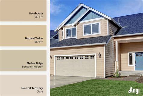 Elegant Beige Exterior House Colors Timeless Appeal For Modern Homes