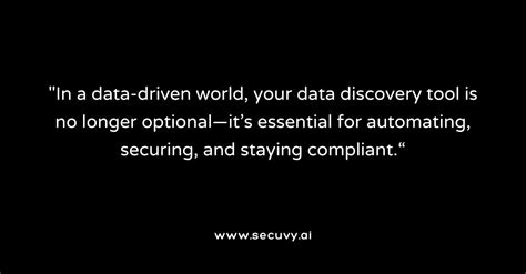 Datadiscovery Datasecurity Secuvy