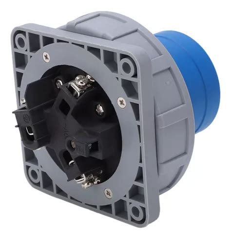 Adaptador Industrial De 3 Pines 63a Enchufe Ip67 A Prueba D Envío Gratis