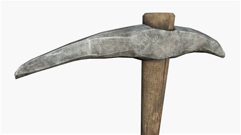 Pickaxe Pack Survival Miner Worker Tool Set 3d Model By Dereza