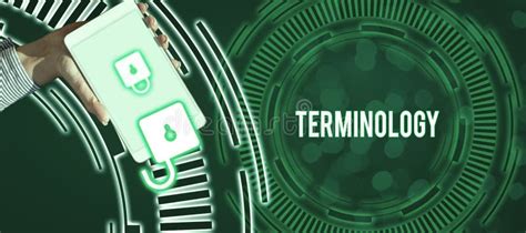 Handwriting Text Terminology Business Concept Terms Used With