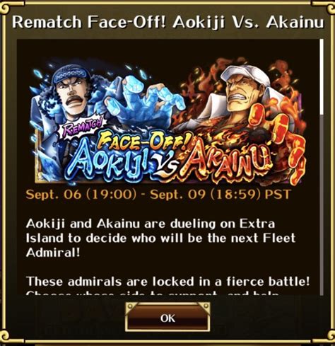 Rematch Face Off Aokiji Vs Akainu Ronepiecetc