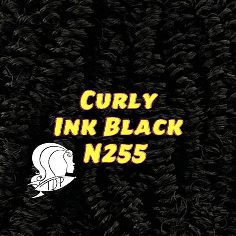 Dg Nylon Curly Ink Black N255 1oz28g 36in92cm Doll Hair Doll Planet