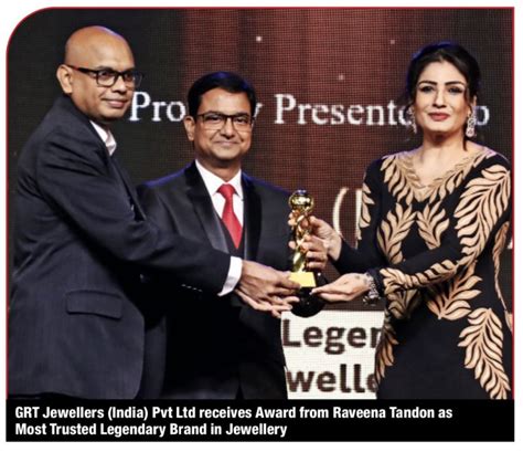 Grtjewellers Awards Timesawards Trustedbrands Balaji Selvakumar