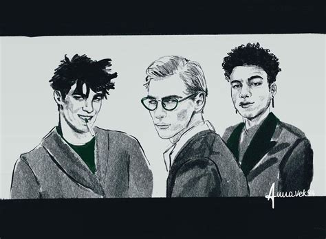 Slytherin Trio Draco Malfoy Blaise Zabini Theodore Nott Слизерин