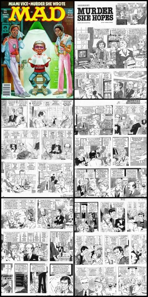 Murder She Wrote Spoofs In Comic Magazines Murder She Watched